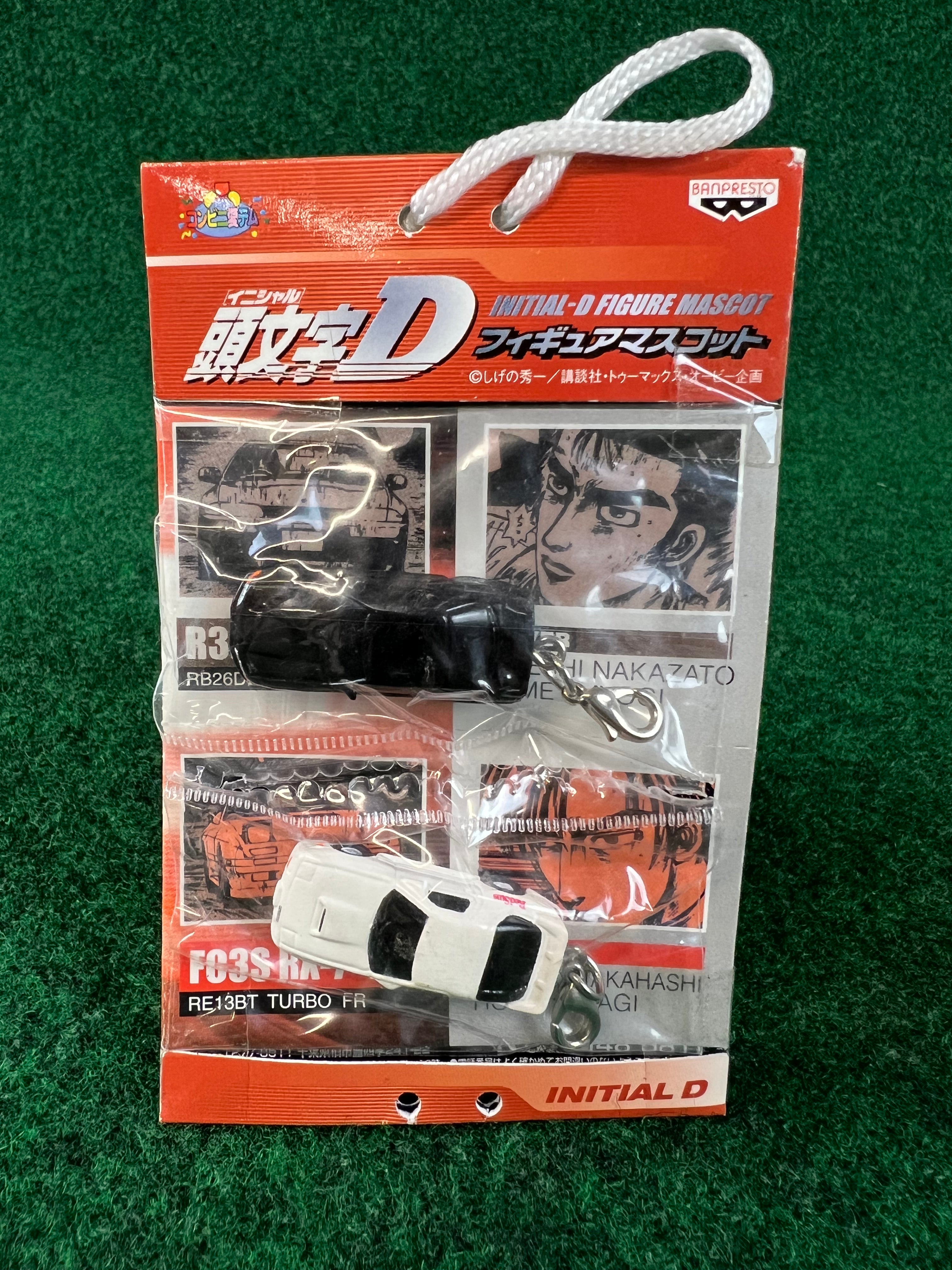 Initial D - Nissan Skyline R32 GTR & Mazda RX7 FC3S Mini Car Keychain ...