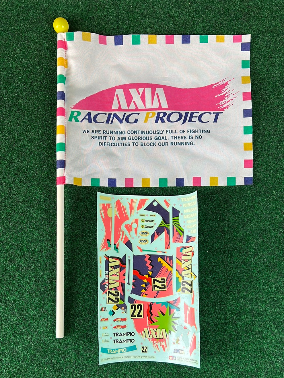 AXIA Racing Project - Nissan Skyline R32 GTR Group A Race Day Flag & M ...